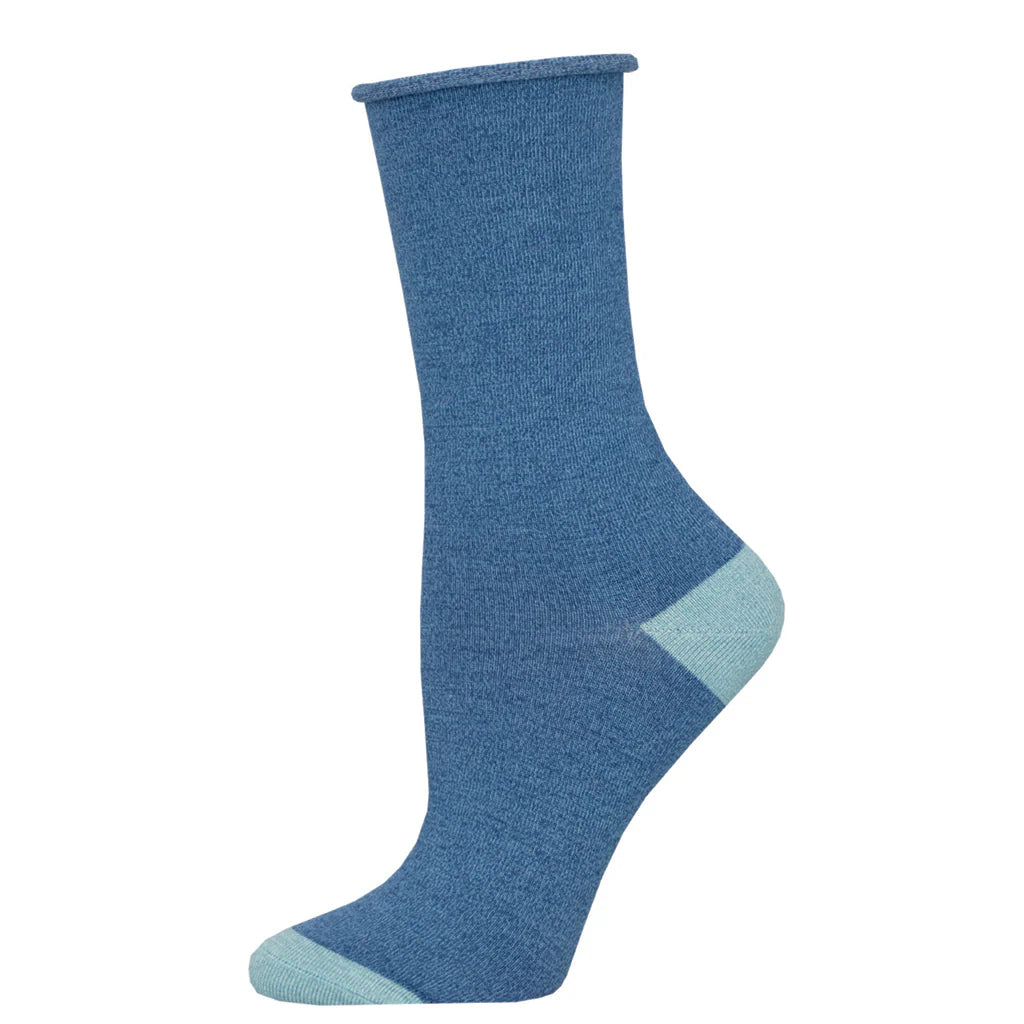 Socksmith - Bamboo Socks Contrast Heel Toe (Rolltop) – Lousje & Bean