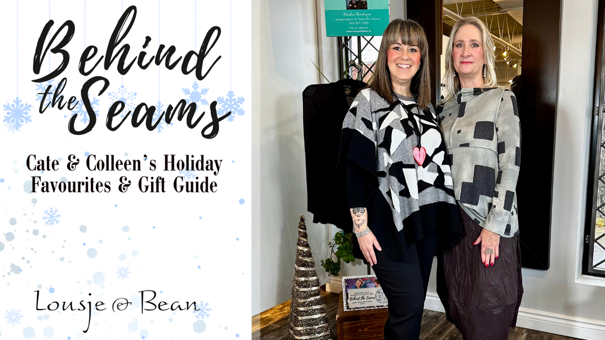 Cate & Colleen’s Holiday Favourites & Gift Guide (2023) – Lousje & Bean