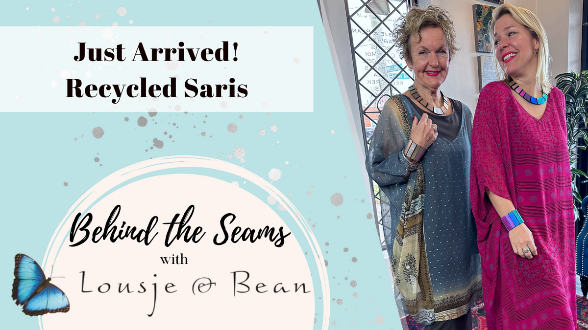 Just Arrived! Recycled Saris – Lousje & Bean