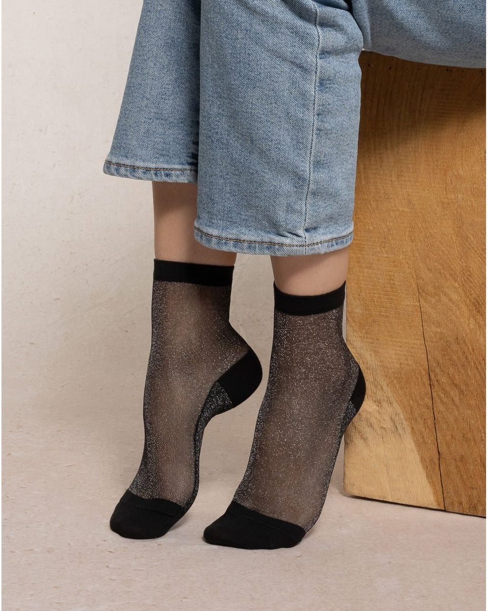 Bleuforet Sheer Sparkle Short Socks – Lousje & Bean